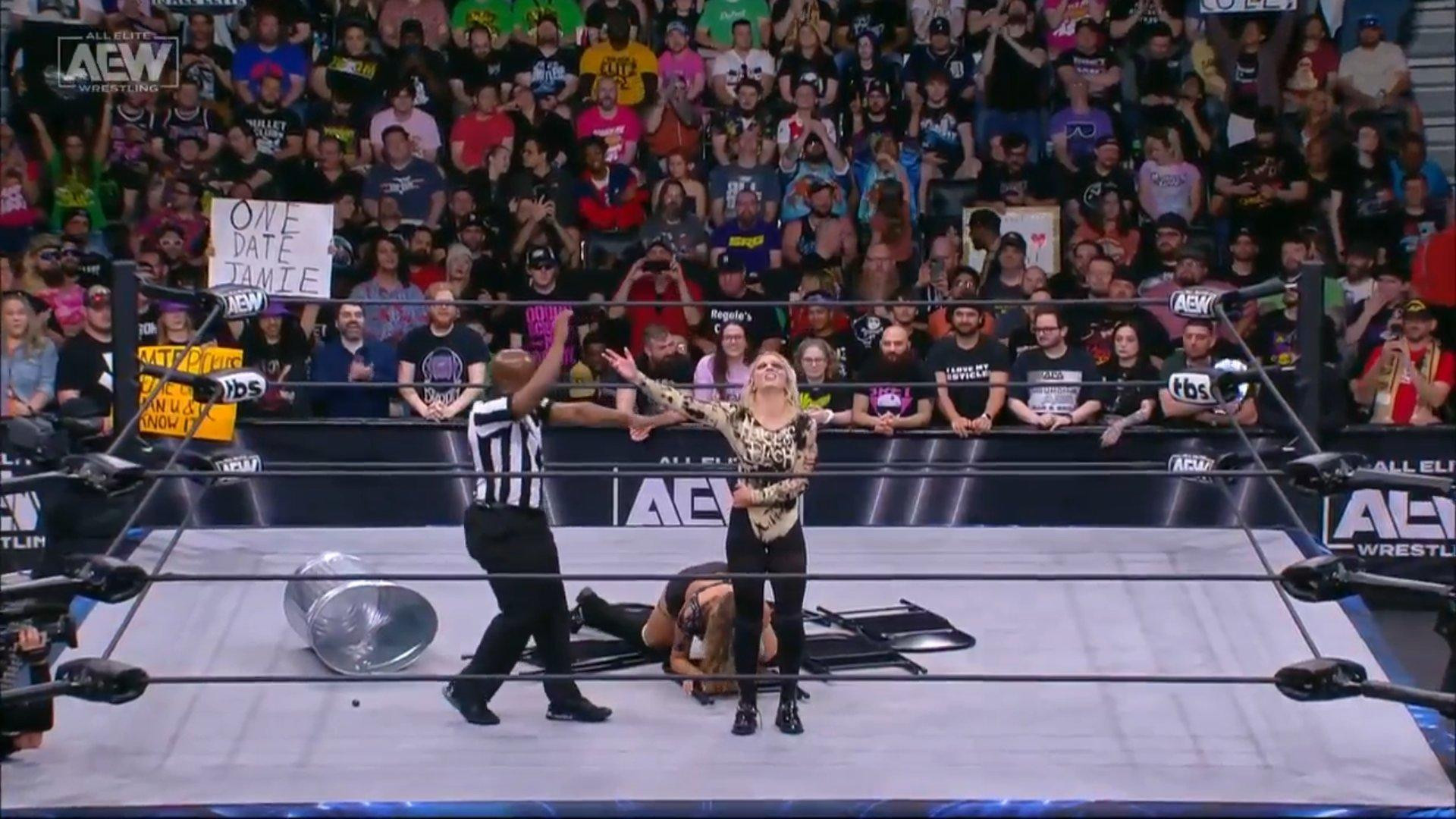 Julia Hart Defeats Anna Jay In A No Holds Barred Match On 5 10 Aew