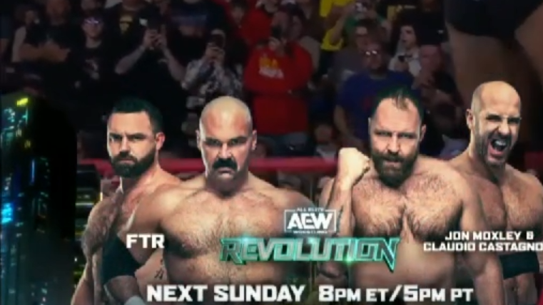 FTR (Dax Harwood And Cash Wheeler) vs. Jon Moxley And Claudio ...